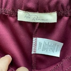 Shorts | New Rae Republic Burgundy Shorts | Poshmark